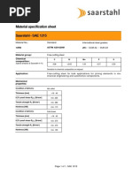 ASTM A36 Datasheet | PDF | Steel | Rolling (Metalworking)
