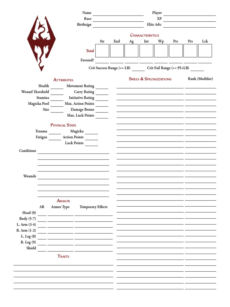UESRPG 2e - Character Sheet (v1.22) No Background