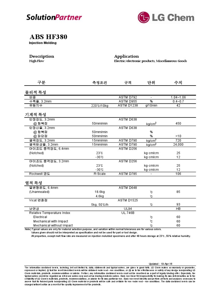 LG Abs hf380 Description | PDF