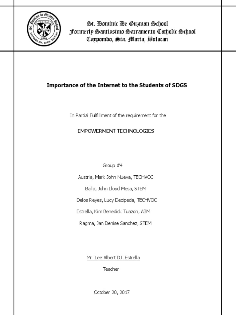 Emtech Finals Thesis | PDF | Survey Methodology | Computer Network