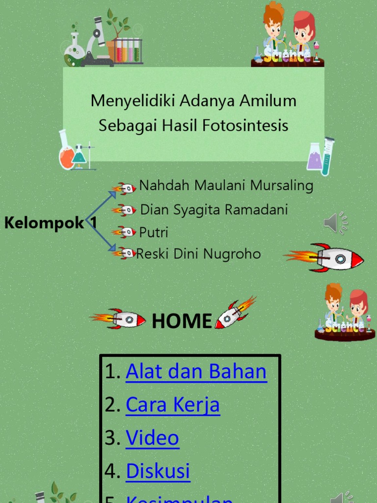 Amilum Hasil Fotosintesis | PDF