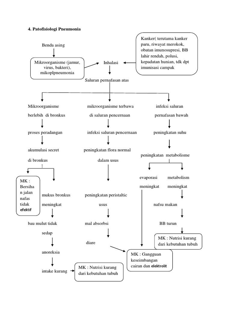 Patofis Pneumonia Jadi | PDF