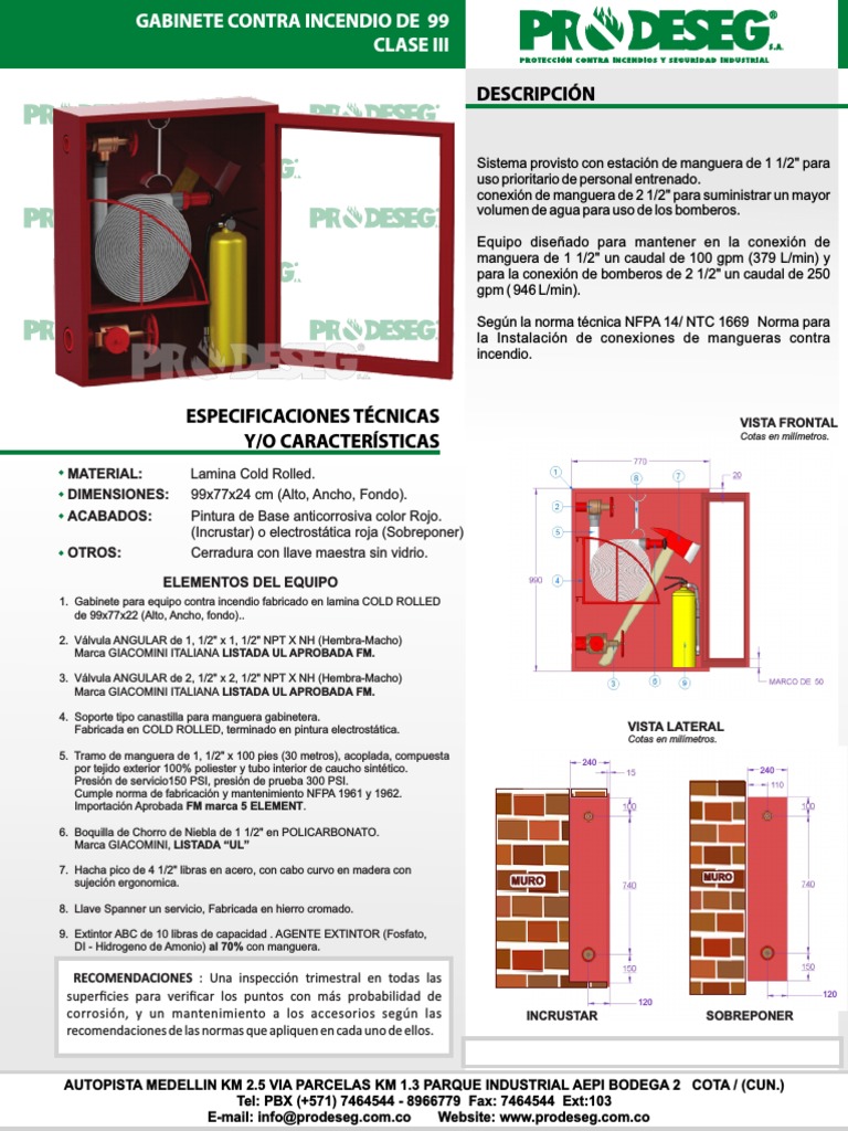 Gabinete Contra Incendio | Ingeniería | Ciencia Gabinete Contra Incendio | Ingeniería | Ciencia