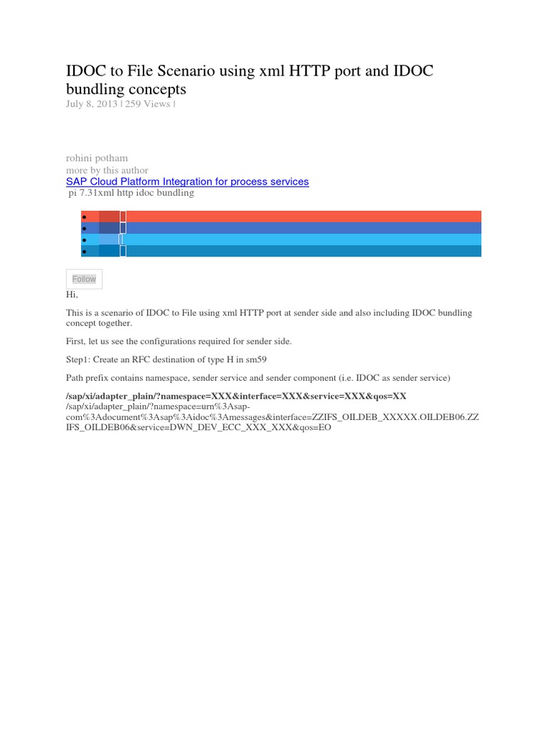 IDOC To File Scenario Using XML HTTP Port and IDOC Bundling Concepts ...