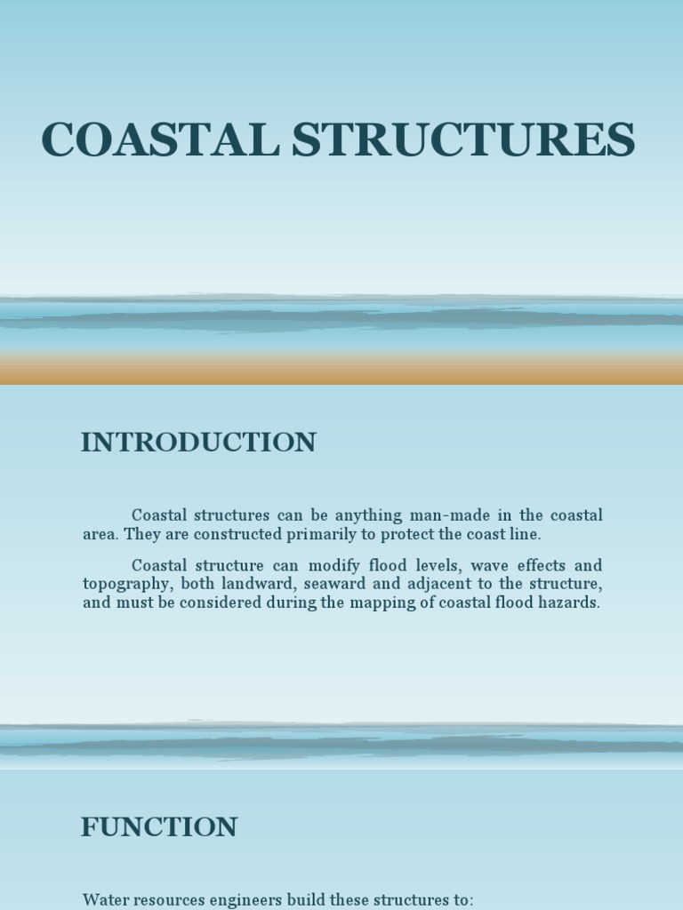 Coastal Structures | PDF | Beach | Levee