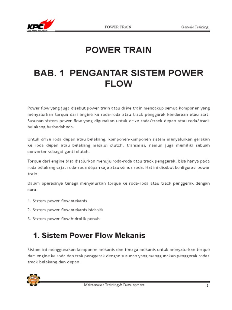 M2 Power Train | PDF | Teknologi & Rekayasa