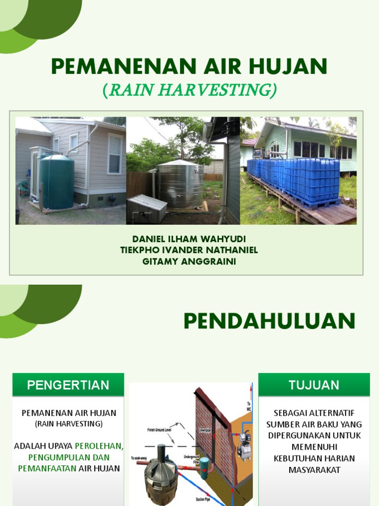 Panen Air Hujan | PDF