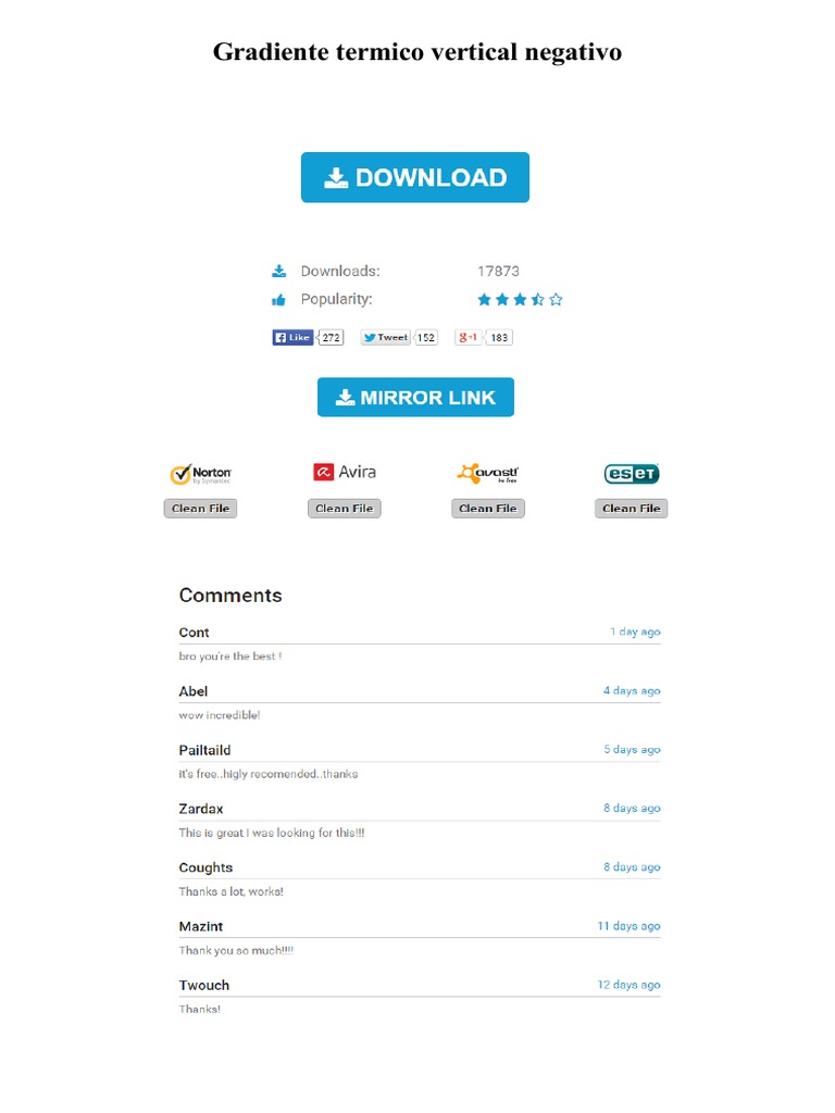 Gradiente Termico Vertical Negativo | PDF | Temperatura | Gases