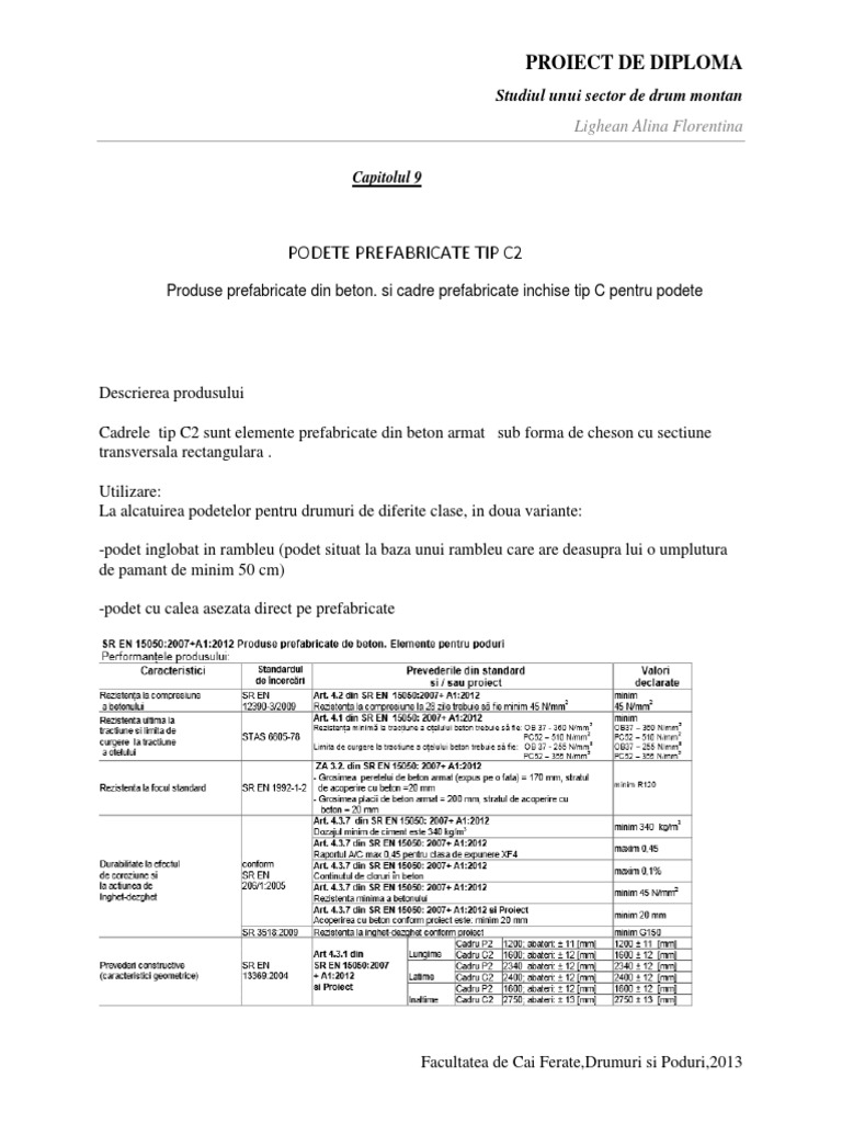 05.podete Prefabricate Tip c2 | PDF