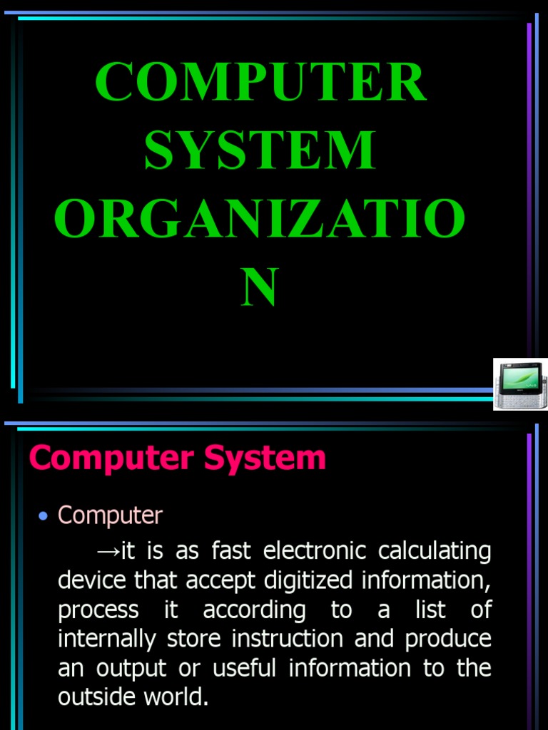 Lecture On Computer Components Top Level View 2662
