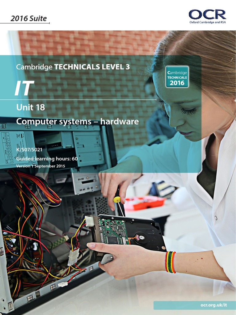Unit 18 Computer Systems Hardware Pdf Computer Data Storage