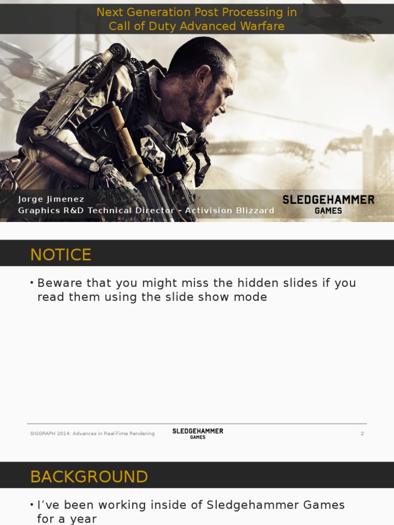 Next Generation Post Processing in Call of Duty Advanced Warfare v18 ...