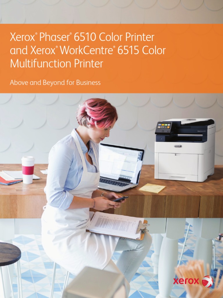 Xerox® Phaser® 6510 Color Printer | PDF | Image Scanner | Fax