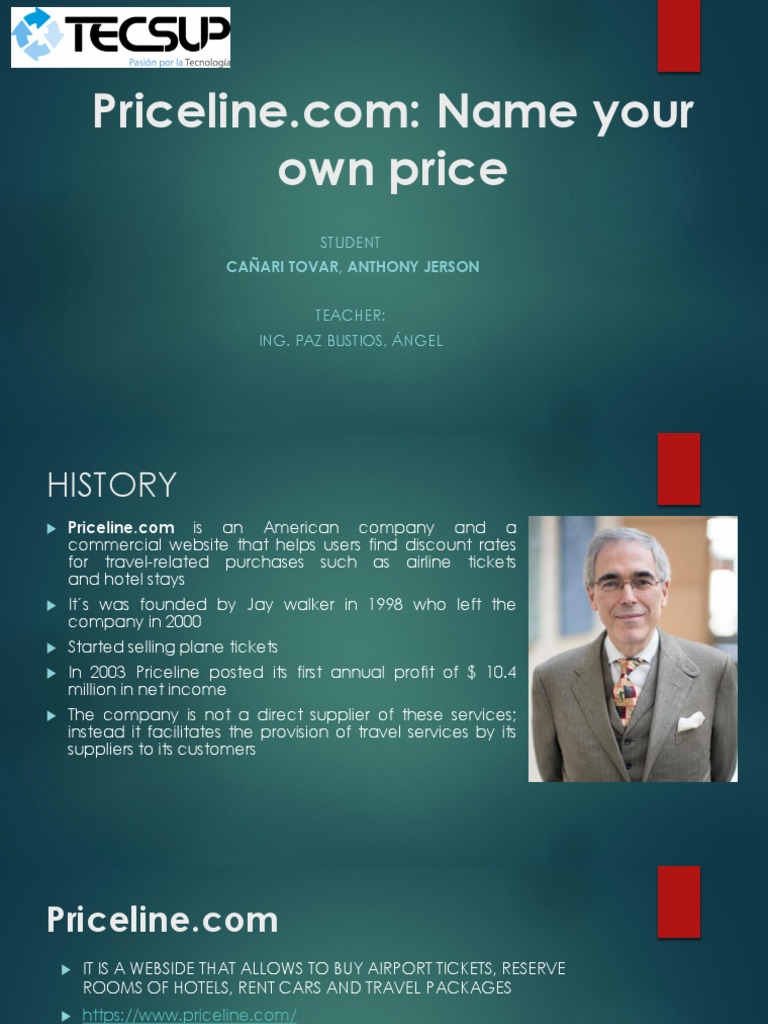 Priceline.com: History and Business Model | PDF