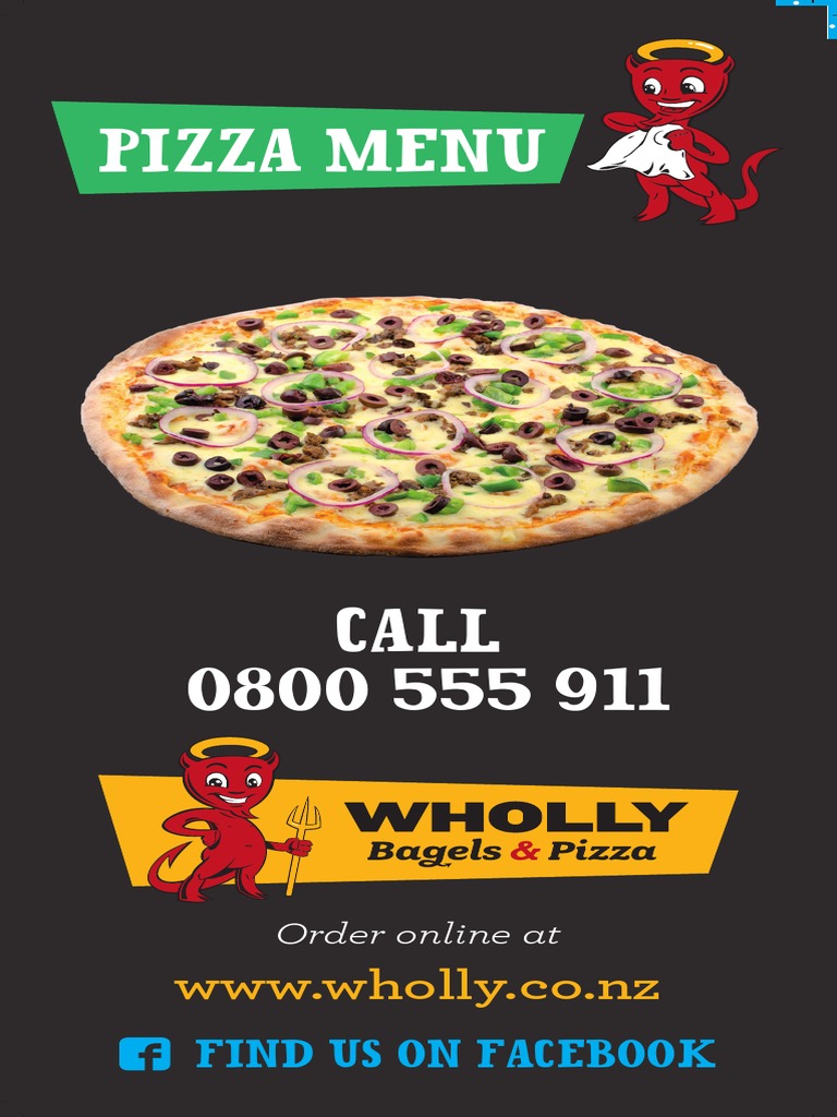 Pizza MENU: Call 0800 555 911 | PDF | Pizza | Mediterranean Cuisine