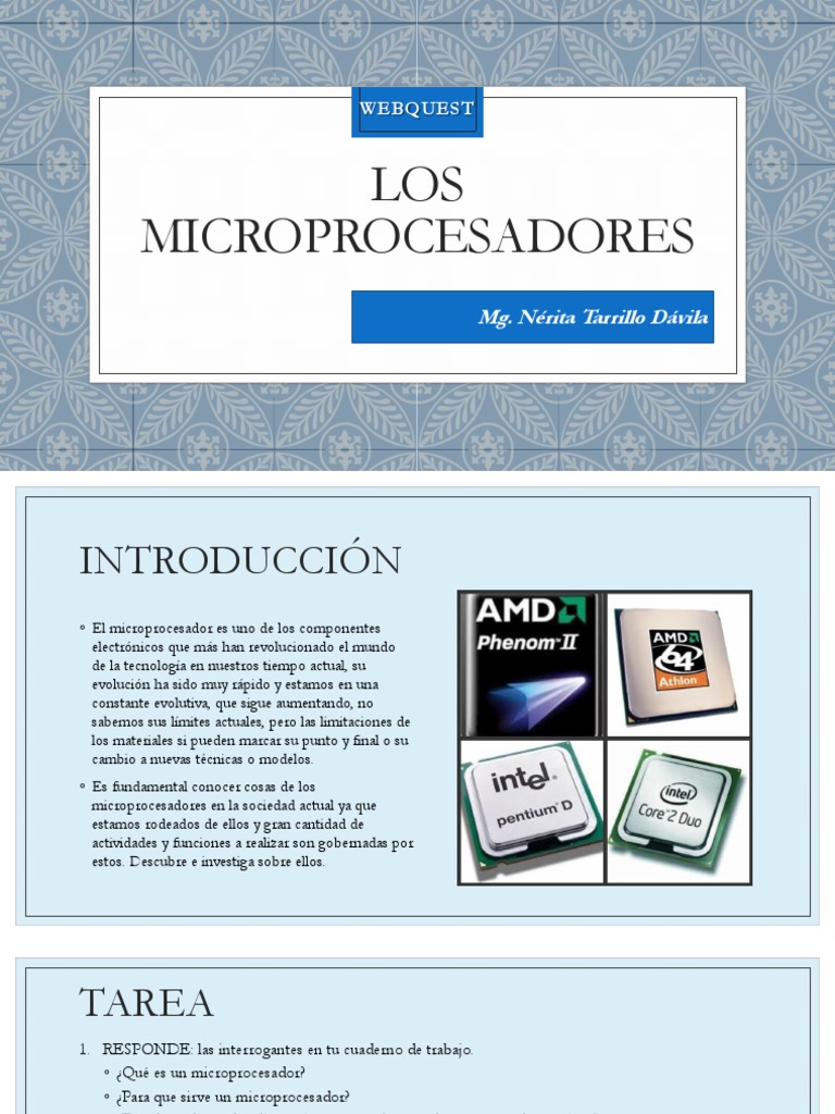 Los Microprocesadores | Microprocesador | Evolución