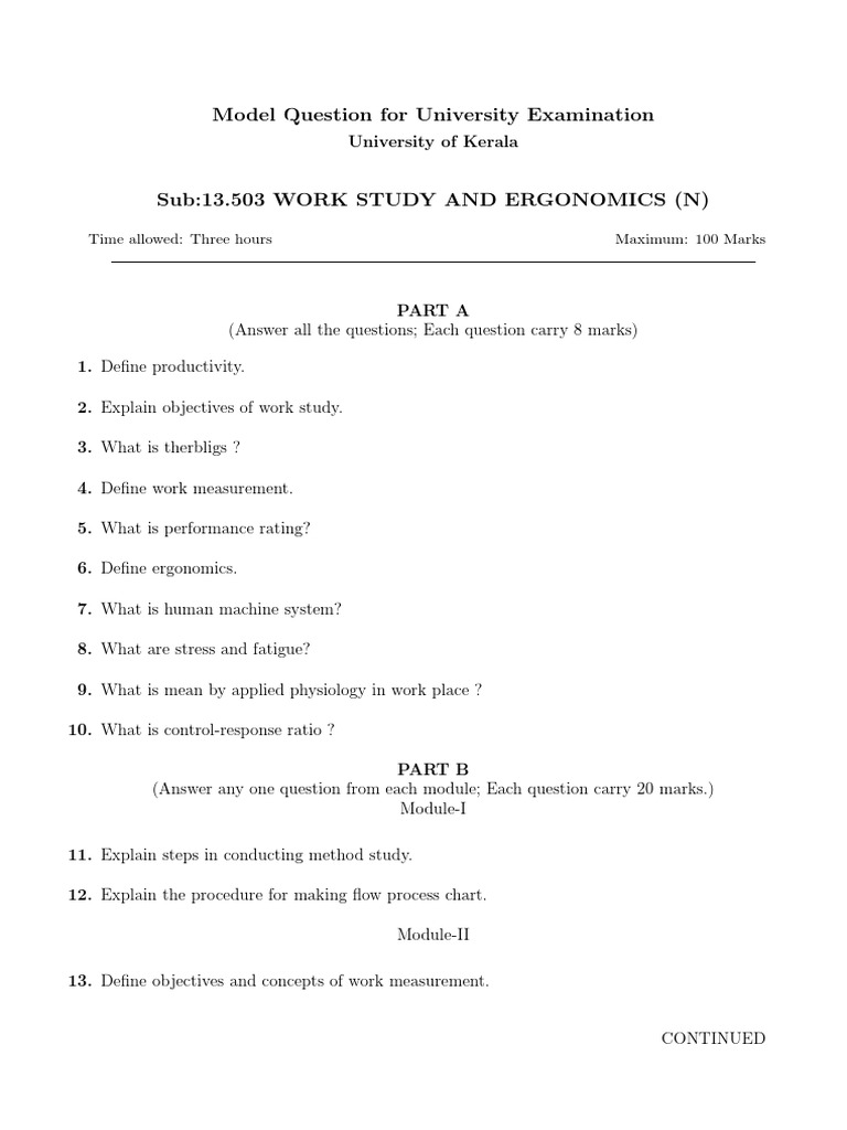 Work Sudy Economics Sample Paper | PDF