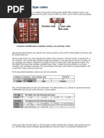 Container ISO Codes | PDF | Home & Garden | Technology & Engineering