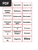 Steroid Potency Chart | PDF | Topical Medication | Organic Compounds