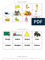 Grupos Consonánticos para Imprimir | PDF