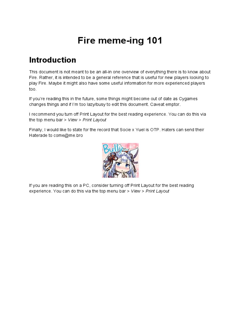 Fire Meme-Ing 101 | PDF