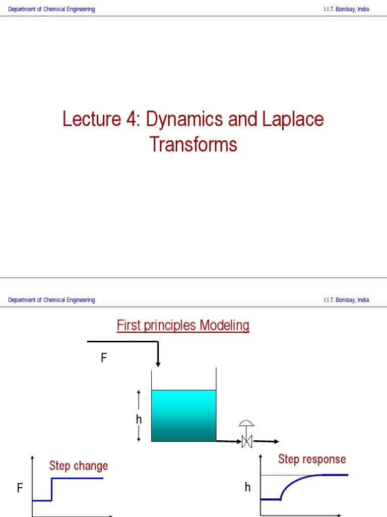 Lecture 4: Dynamics and Laplace Transforms | PDF | Reaction Rate ...
