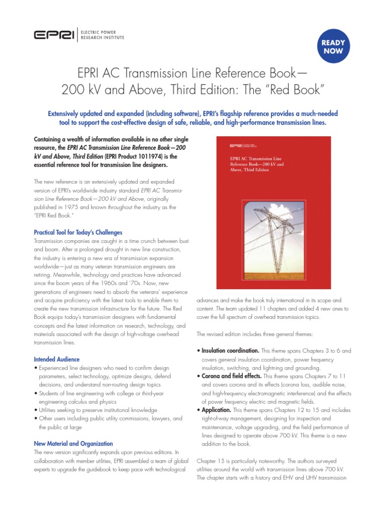 EPRI RedBook.pdf | Electric Power Transmission | Insulator (Electricity)