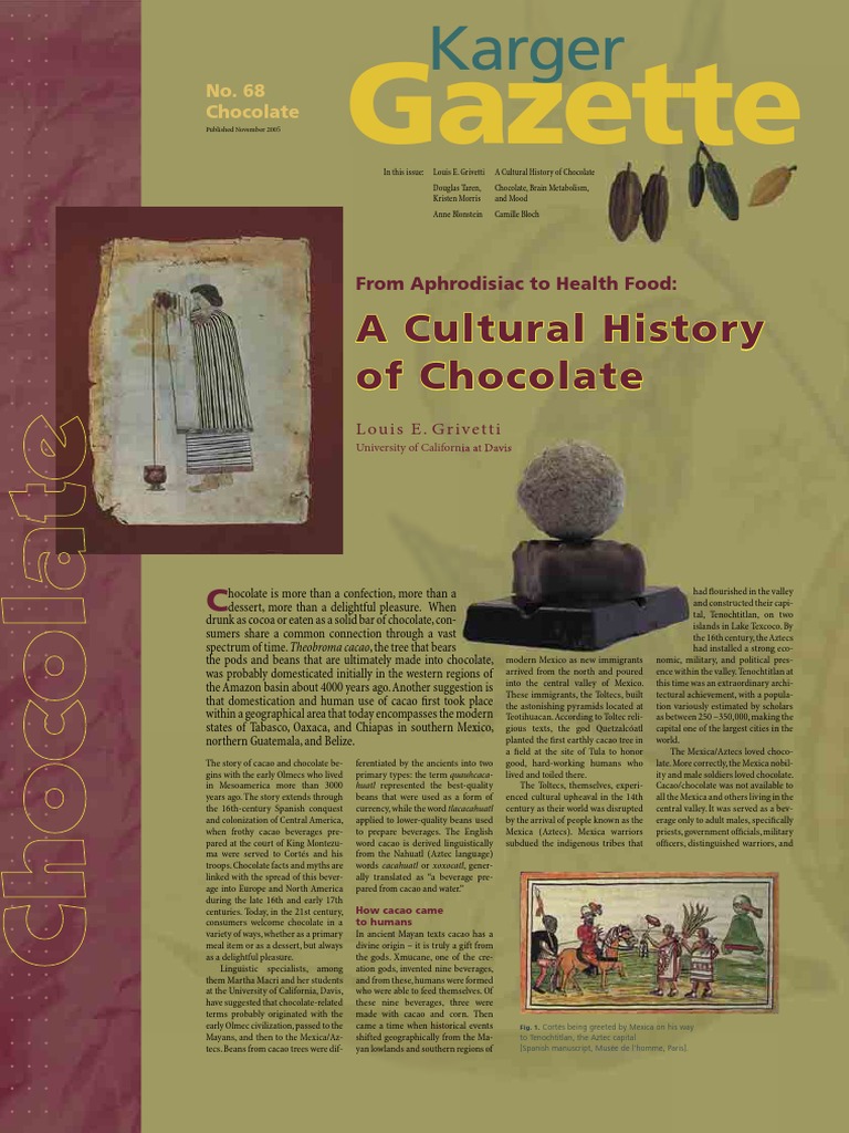 Gazette No. 68, Chocolate | PDF | Chocolate | Aztec
