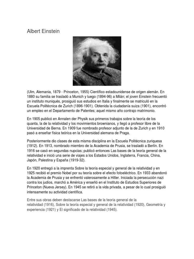 Albert Einstein | PDF | Nikola Tesla | Thomas Edison