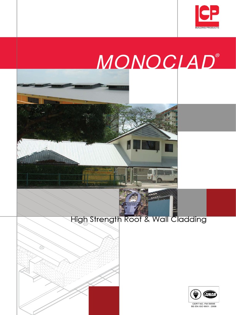 Mono Clad | PDF | Roof | Screw