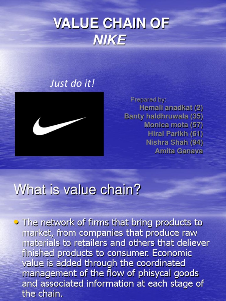 Nike Value Chain Analysis | PDF | Nike | Inventory