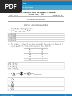 IMO Class 2 Paper - 2015-2016 StudyChaCha | PDF