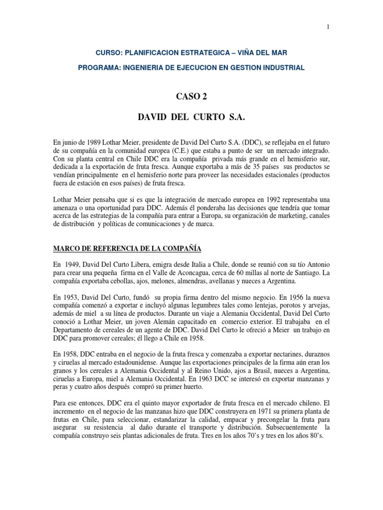 Caso David Del Curto | PDF | Distribución (comercial) | Chile