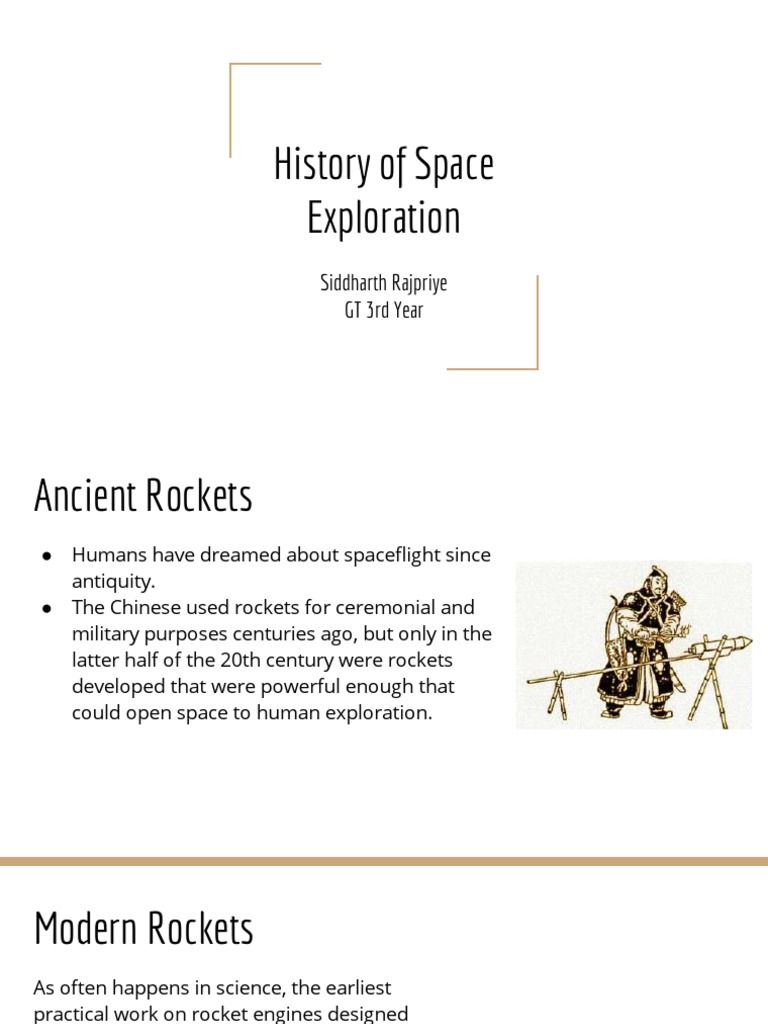 History of Human Space Exploration | PDF | Nasa | Mariner Program