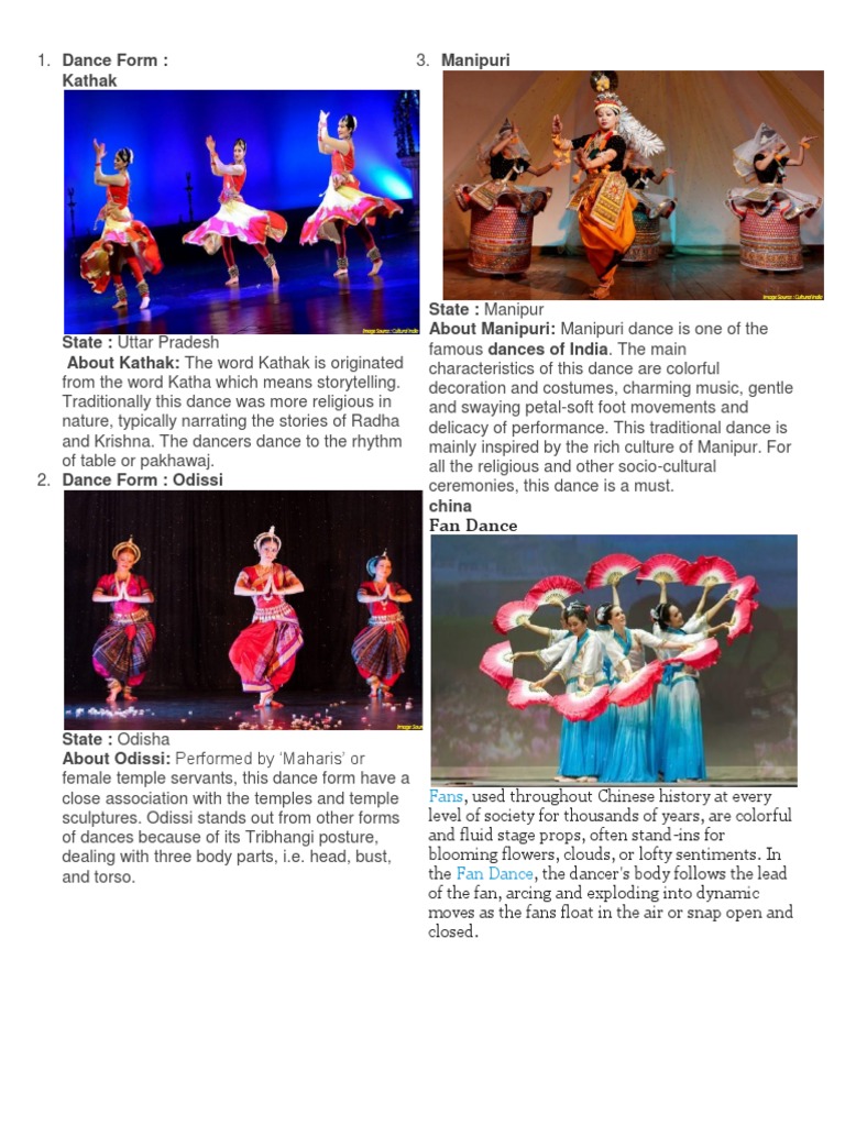 Dance Form | PDF | Dances | Entertainment