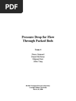 Fluid Flow Dynamics in Packed Columns | PDF | Fluid Dynamics | Reynolds ...