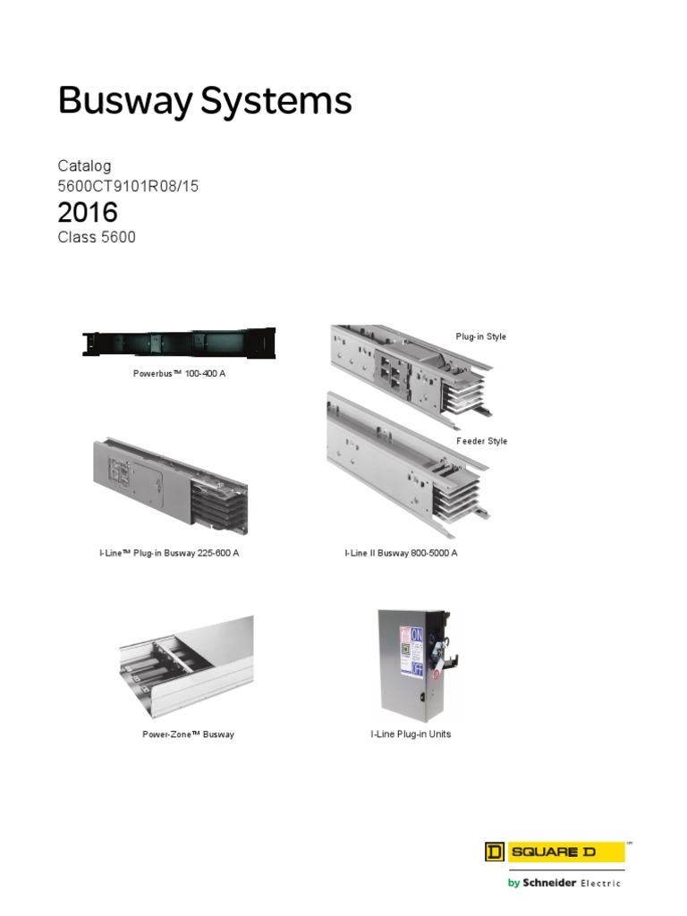 Square D - Busway | PDF | Switch | Transformer