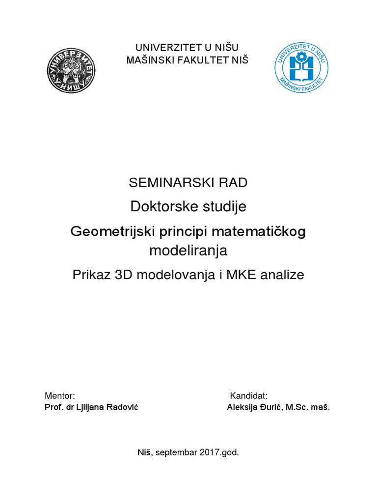 Seminarski Rad PDF | PDF