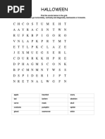 Halloween Positional Words Worksheet - Docx" | PDF | Young Adult ...