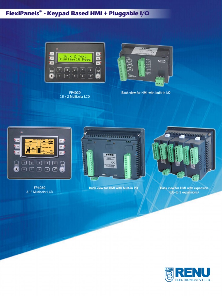 FlexiPanels Keypad Based HMI With IO | PDF | Bipolar Junction ...