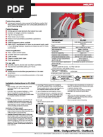 Hilti CP 606 Flexible Firestop Sealant: Data Sheet | PDF | Drywall ...