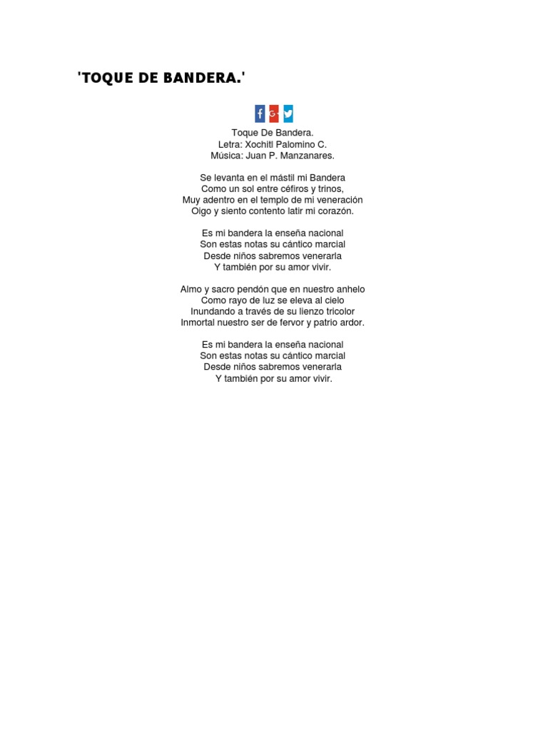 Toque de Bandera | PDF