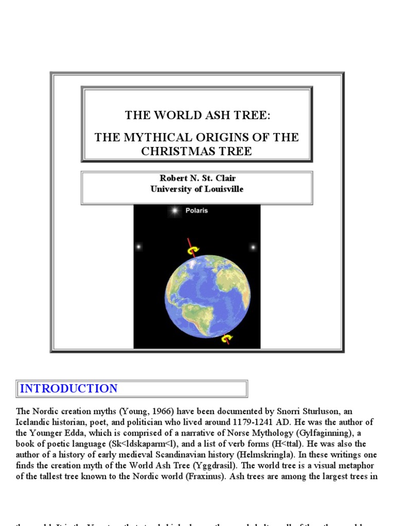Mythical Origins of the Christmas Tree | PDF | Young Adult