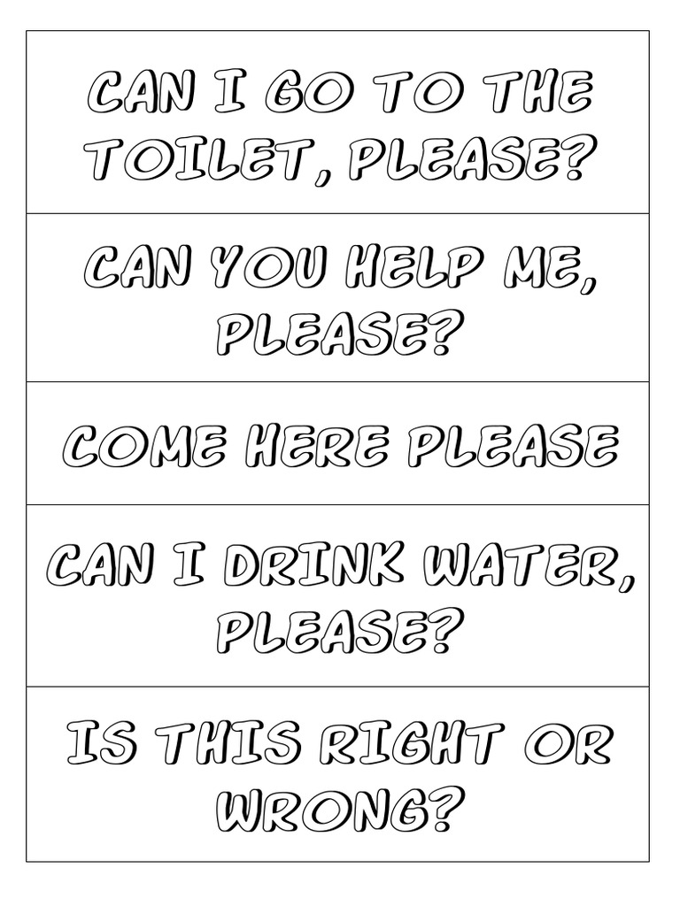 Classroom Language Flashcards | PDF | Languages