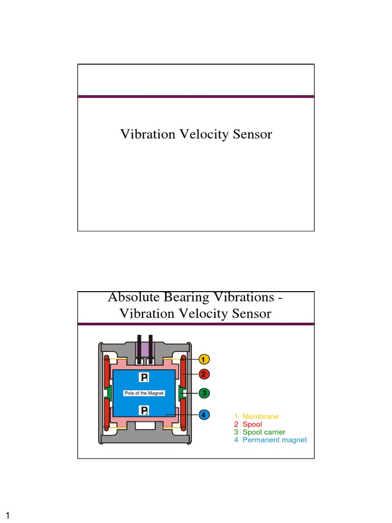 Vibration Velocity Sensor: 1 Membrane | PDF