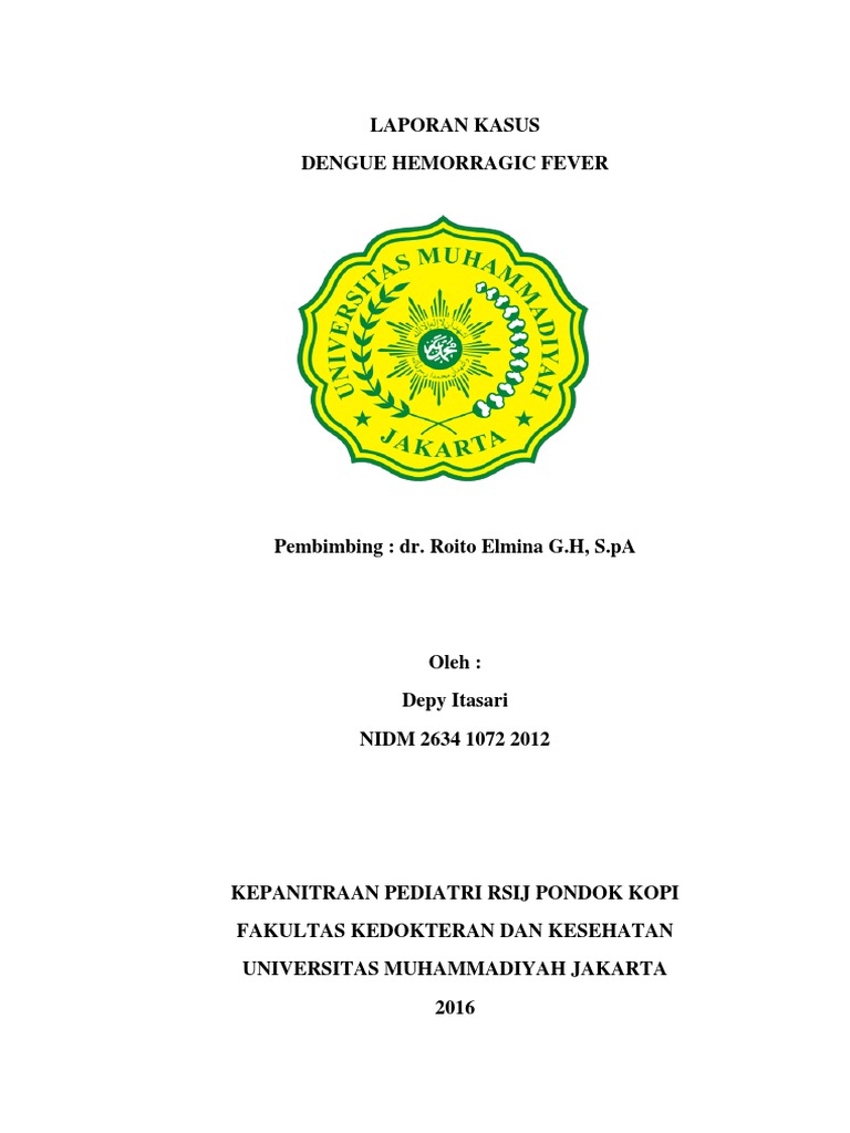 Laporan Kasus DHF | PDF