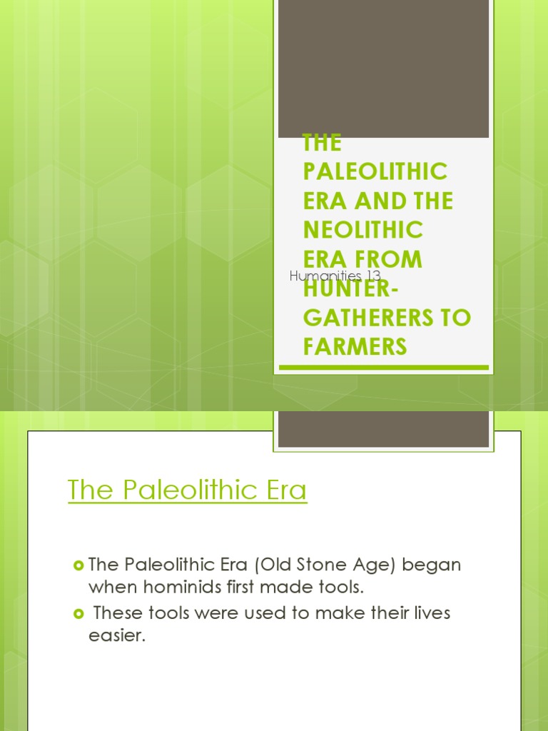 Paleolithic to Neolithic Transition | PDF | Neolithic | Paleolithic