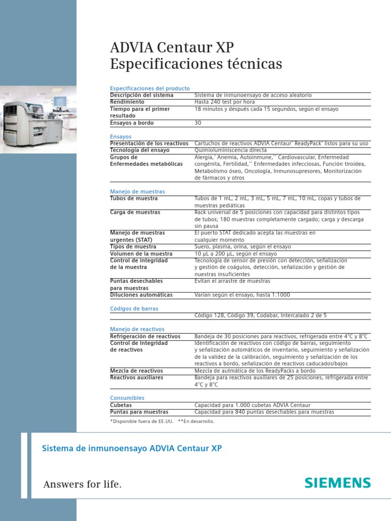 Advia Centaur XP | PDF | Pantalla táctil | Ingeniería Informática