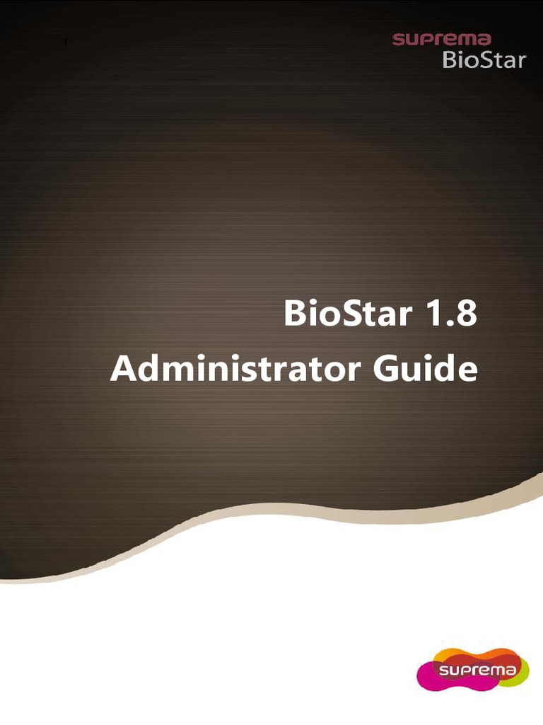 BioStar 1 8 Administrator Guide - EN PDF | PDF | Access Control | Installation (Computer Programs)