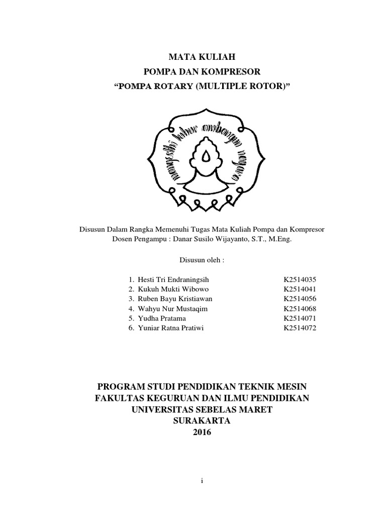 MAKALAH Pompa Rotari | PDF